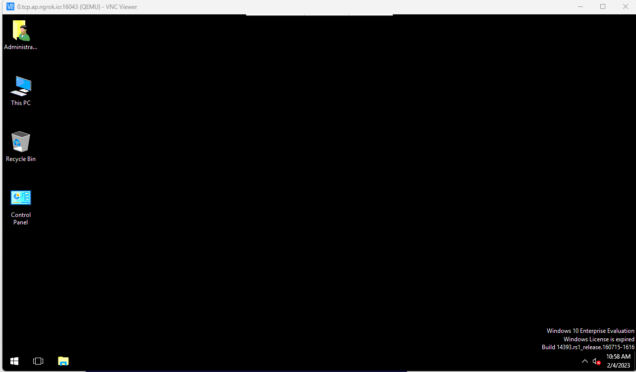 Run Windows 10 for free in GitHub codespaces using QEMU